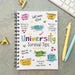 University Tips Notebook, University Survival Tips, Funny Uni Gift ...