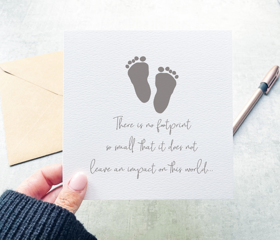Baby Bereavement Card, Child Bereavement, Sympathy Card, Miscarriage ...