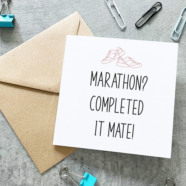 London Marathon Card - Etsy UK