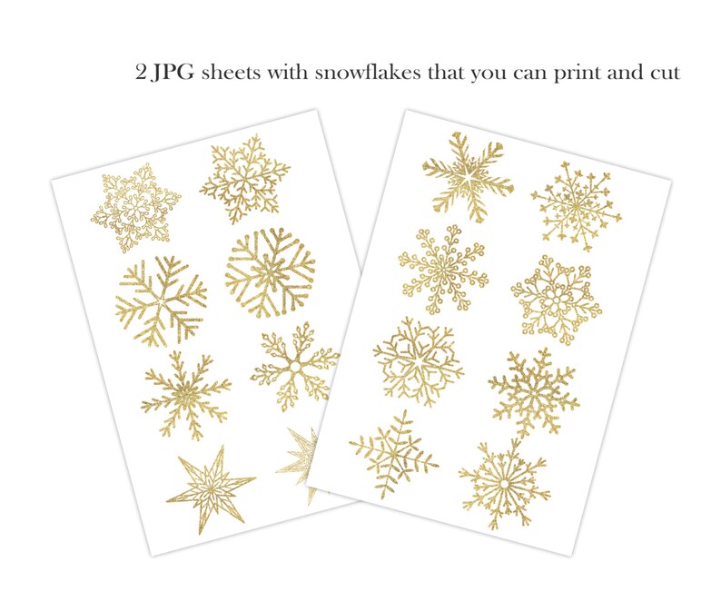 Snowflakes Clipart Glitter Christmas Clip Art Glitter Gold Christmas ...