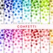 Confetti Digital Paper Confetti Clipart Confetti PNG & JPG Colorful ...