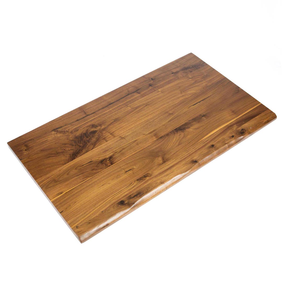 26 X 46" Solid Black Walnut Table Top for Desk or Coffee Table (1 Live ...