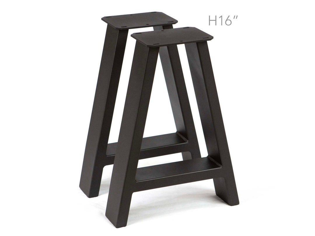 H 16 Inch, A-frame Metal Bench Table Legs, 1 Pair #W5044E - Etsy