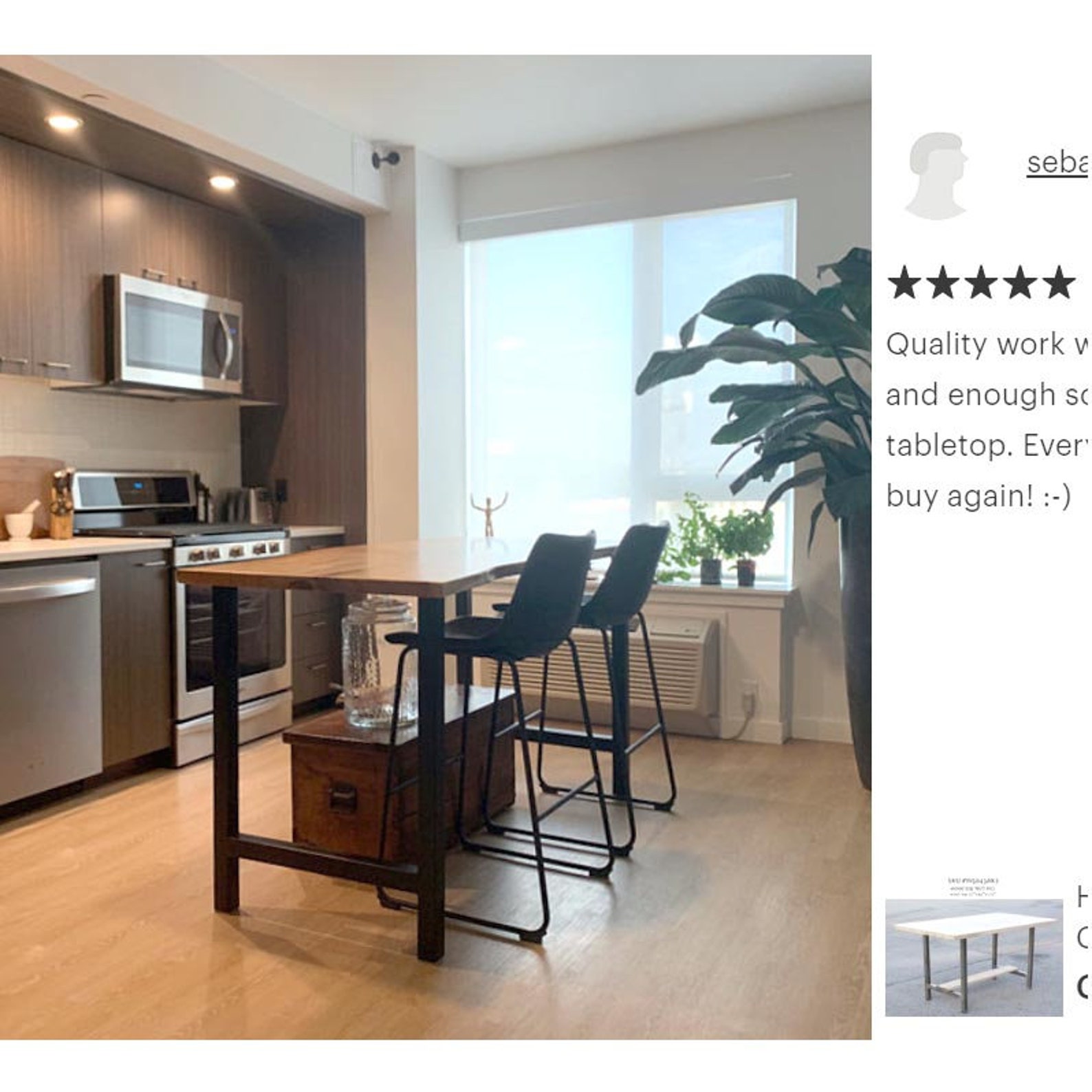 H 34 Inch Table Legs for Kitchen Island Counter Height H - Etsy