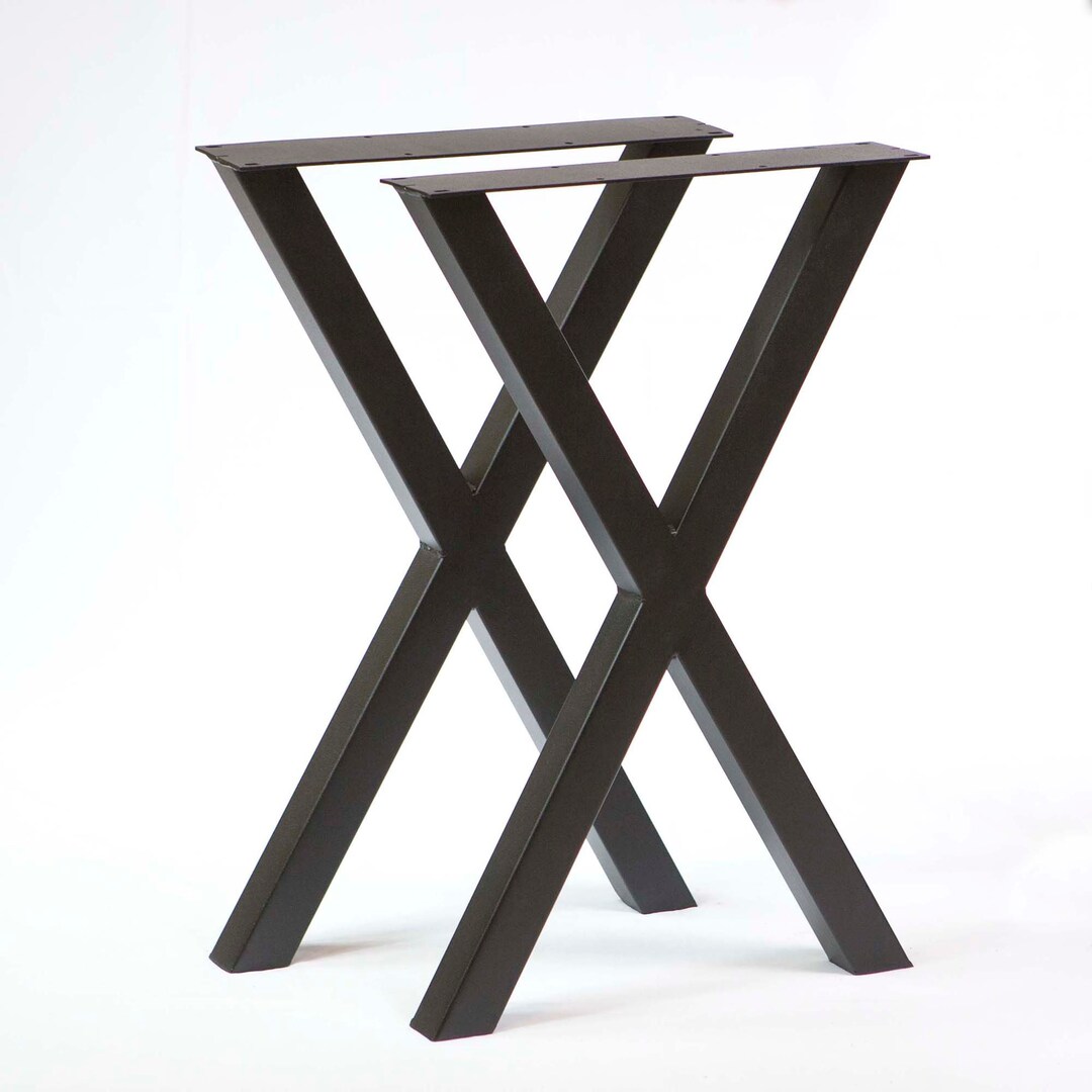 H 28 Inch, Office Desk Table Legs, X Shape, 1 Pair, W5037BW - Etsy