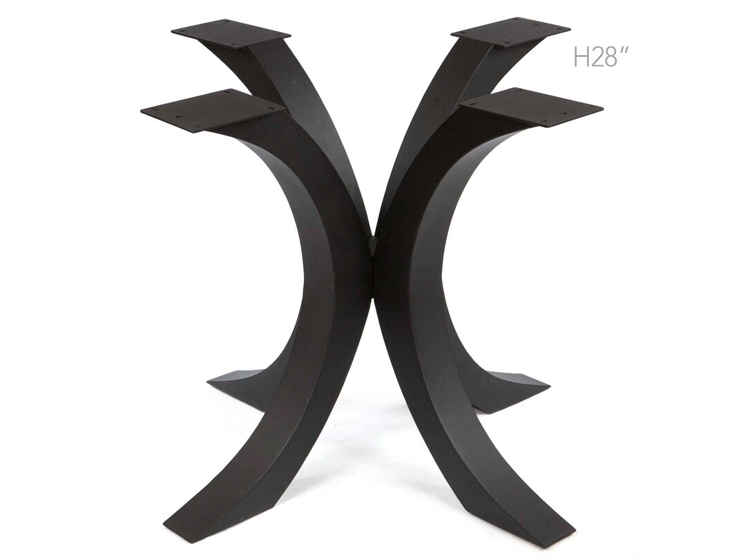 H28" Flowy Butterfly Shaped Round Dining Table Legs, #ST3011 - Etsy