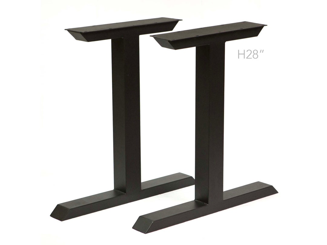 H 28 Inch, Tee Shape Dining Table Legs, 1 Pair, #SS810 - Etsy