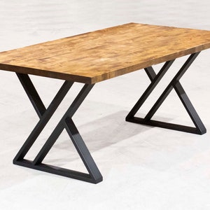 H 28 Inch Dining Table Legs Double Z Shape 1 Pair SS1110 - Etsy