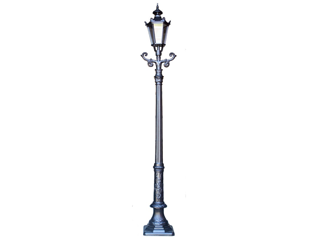 H 106 Inch Cast Aluminum Post Light HS205-SB - Etsy