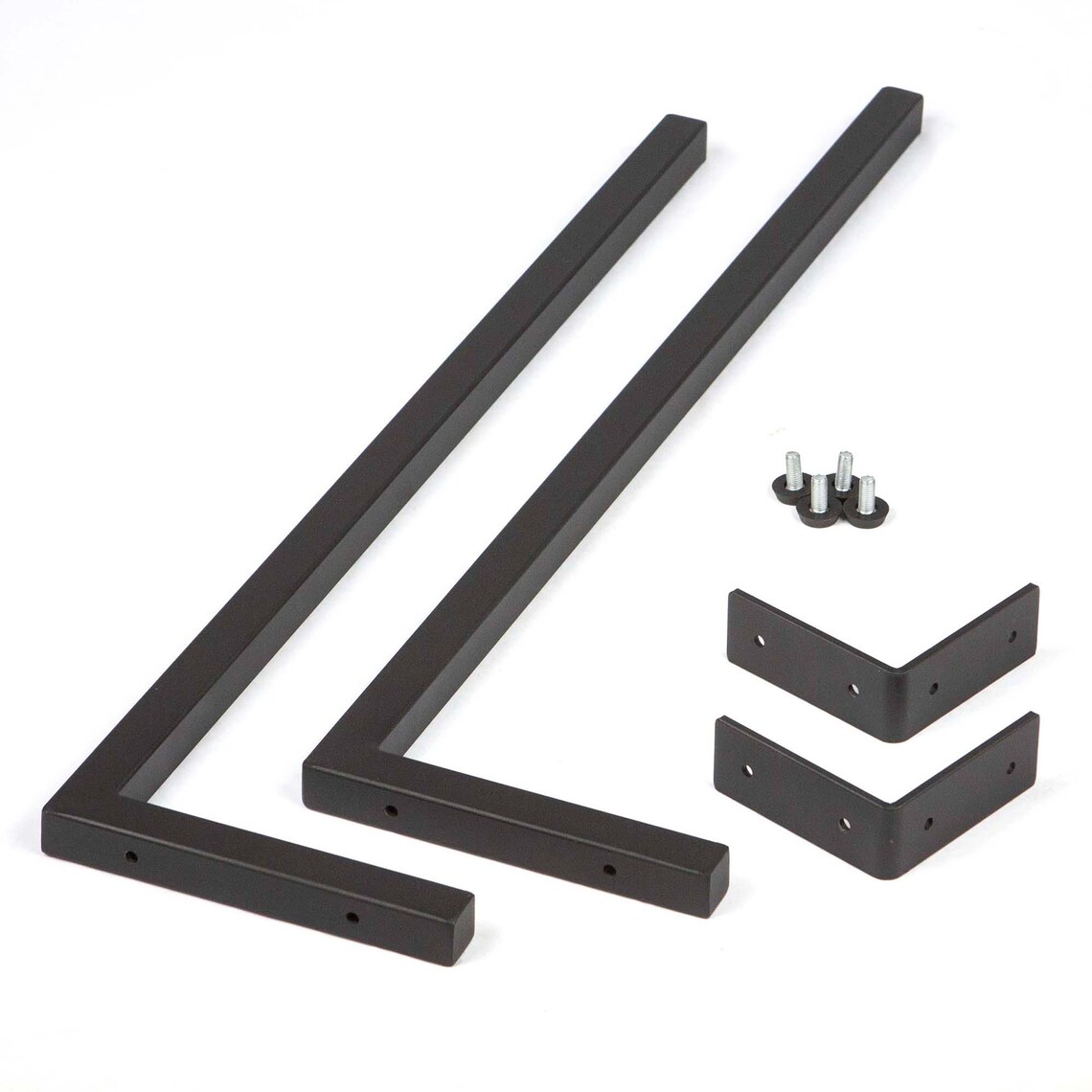 H 28 Inch, Entryway Console Table Legs With Wall Mounting Brackets, 1 ...