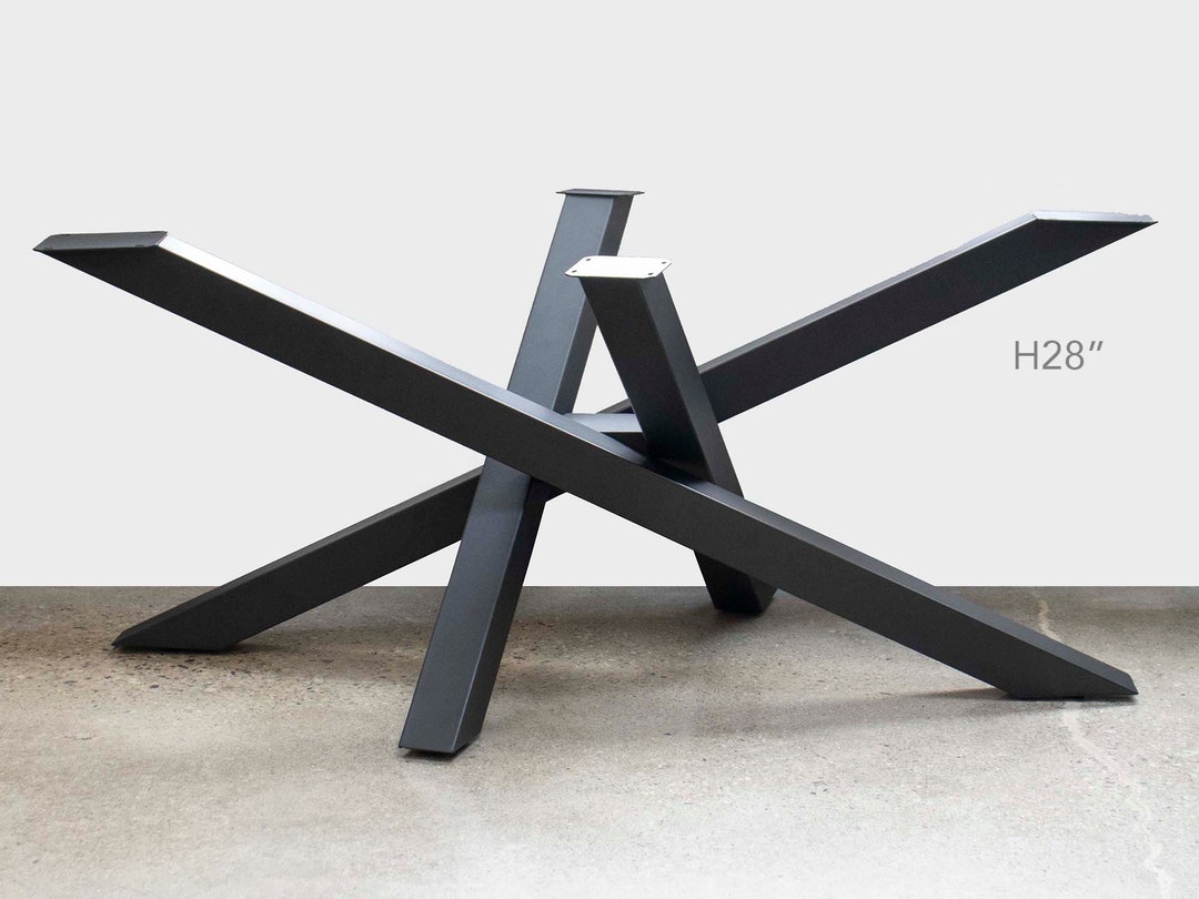 H 28 Inch Dining Table Legs Straw-bundle-shaped 1 Set - Etsy