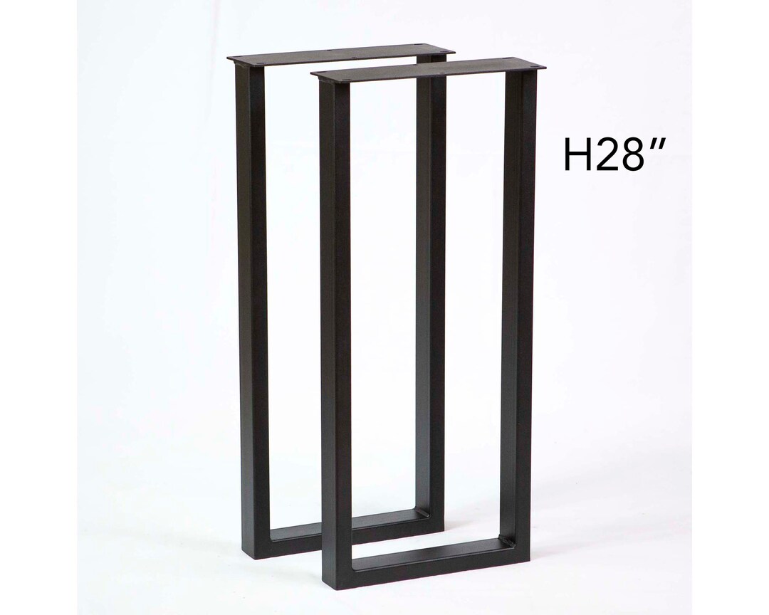 H 28 Inch, Console Table Legs, U Shape, 1 Pair, W5033B - Etsy