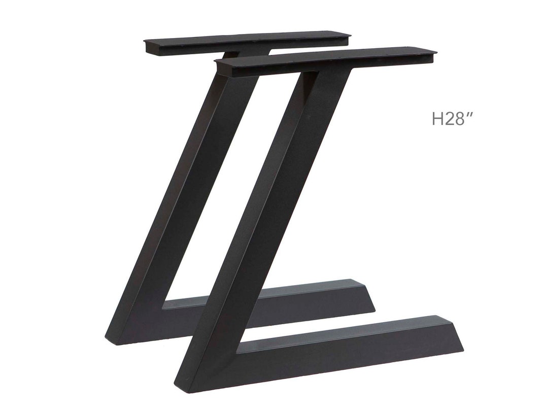 H 28 Inch, L-shaped Dining Table Legs, 1 Pair, #SS1810 - Etsy