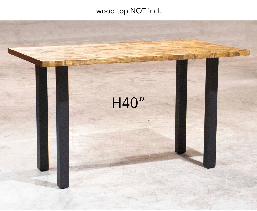 H 40 Inch Bar Height Table Legs Column Style Set/4 SS1080 - Etsy