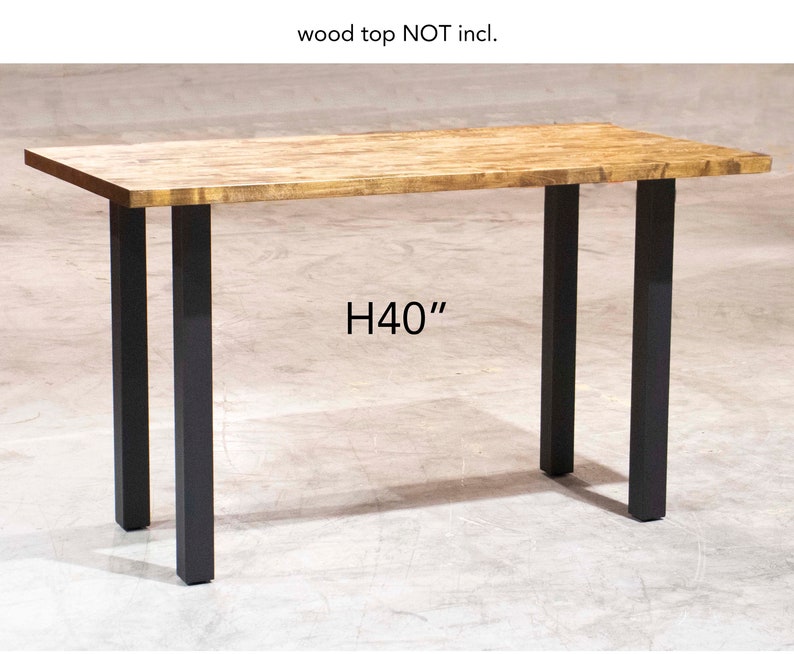 H 40 Inch Bar Height Table Legs Column Style Set/4 SS1080 - Etsy