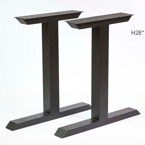 H 28 Inch Dining Table Legs Double Z Shape 1 Pair SS1110 - Etsy