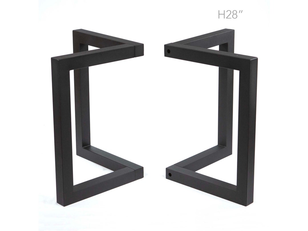 H 28 Inch, Chevron Dining Table Legs, 1 Pair, #SS2310 - Etsy