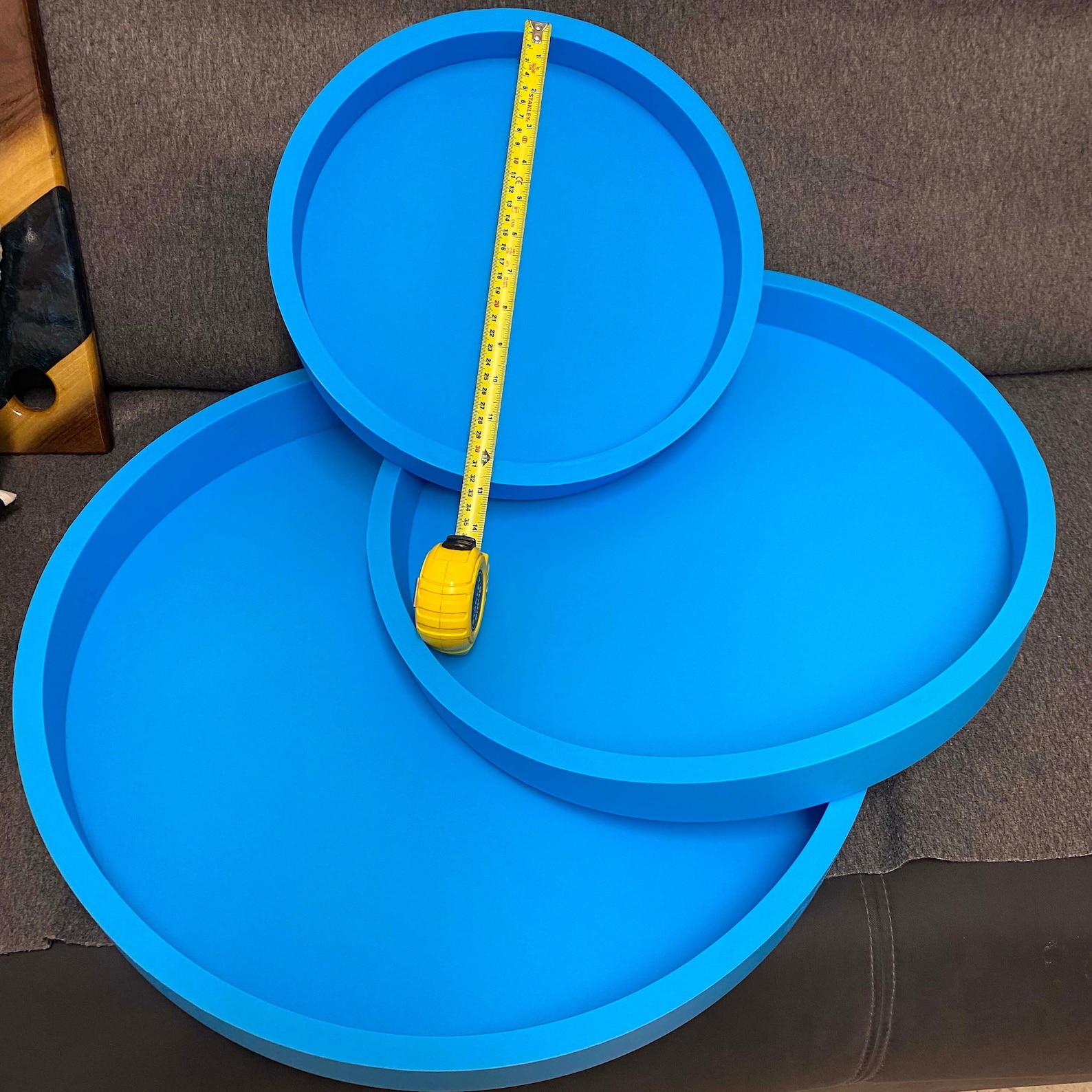 Large Round Silicone Molds For Epoxy Resin Projects Etsy