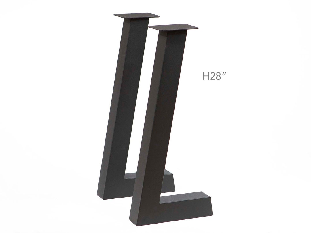 H 28“ L-shaped Console Table Legs, 1 Pair, #SS1830 - Etsy