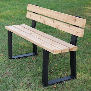 Aluminum Trapezoid Shaped Bench Legs With Backrest, 1 Pair #A016 - Etsy