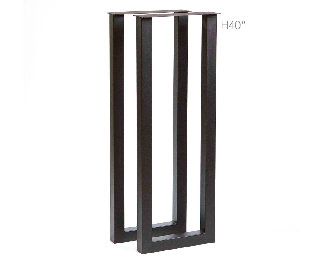 H 40 Inch, Bar Height Pub Table Legs, U Shape, 1 Pair, #W5036N - Etsy