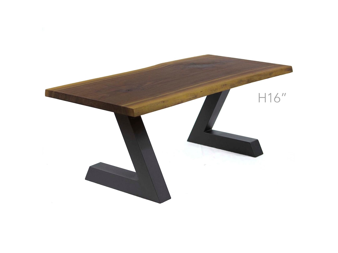 H 16", L-shaped Coffee Table Legs, 1 Pair, #SS1820 - Etsy