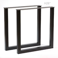 Table Legs, Dining Table Legs, Furniture Legs, Black Metal Legs 418 ...