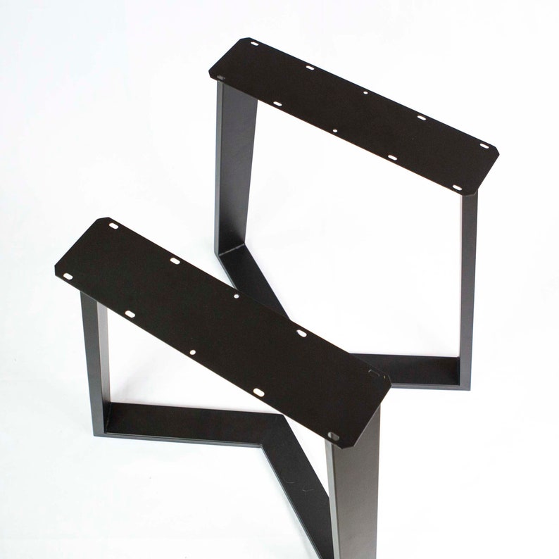 H 28 Inch Dining Table Legs Cress Shape 1 Pair SS410 - Etsy