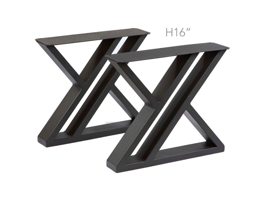 H 16 Inch, Coffee Table Legs, Double Z Shape, 1 Pair, #SS1120 - Etsy