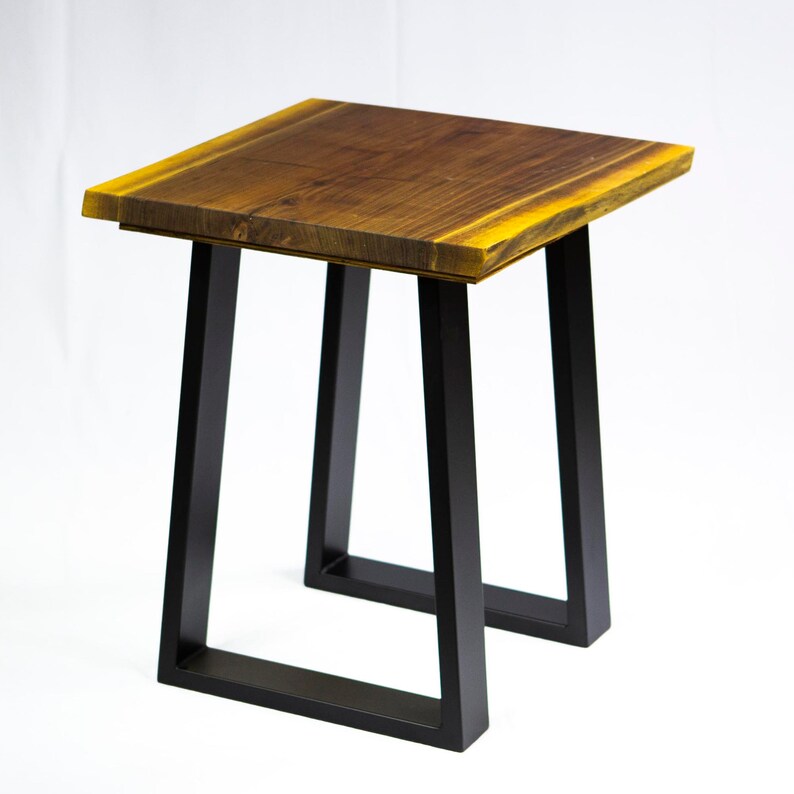 H 22 Inch End Table Legs Trapezoid Shape 1 Pair SS260 - Etsy