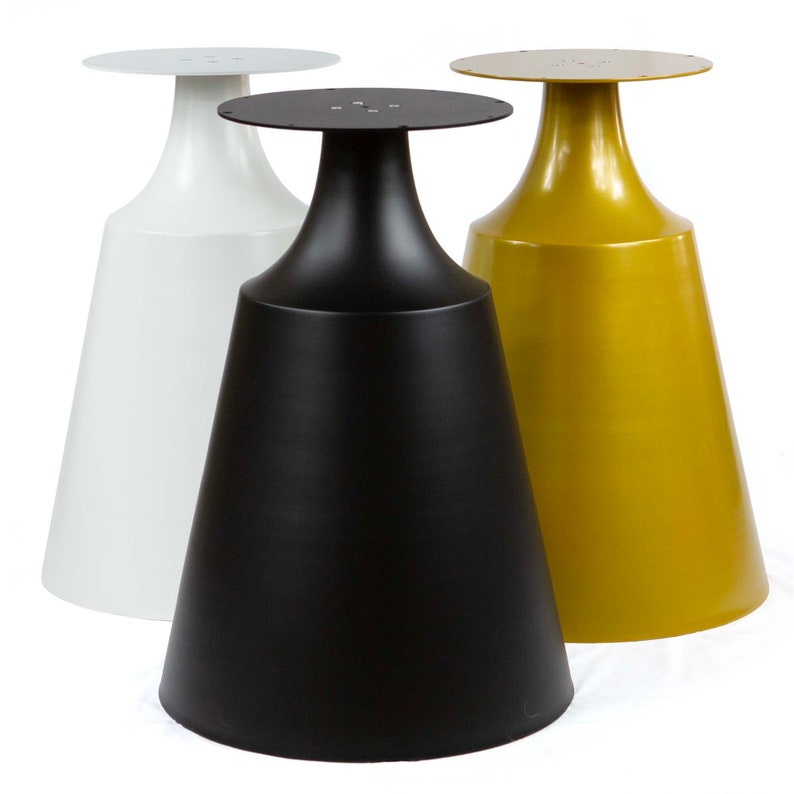 H 28 Inch, Round Dining Table Base, Cone-shaped, Black #LK311B - Etsy