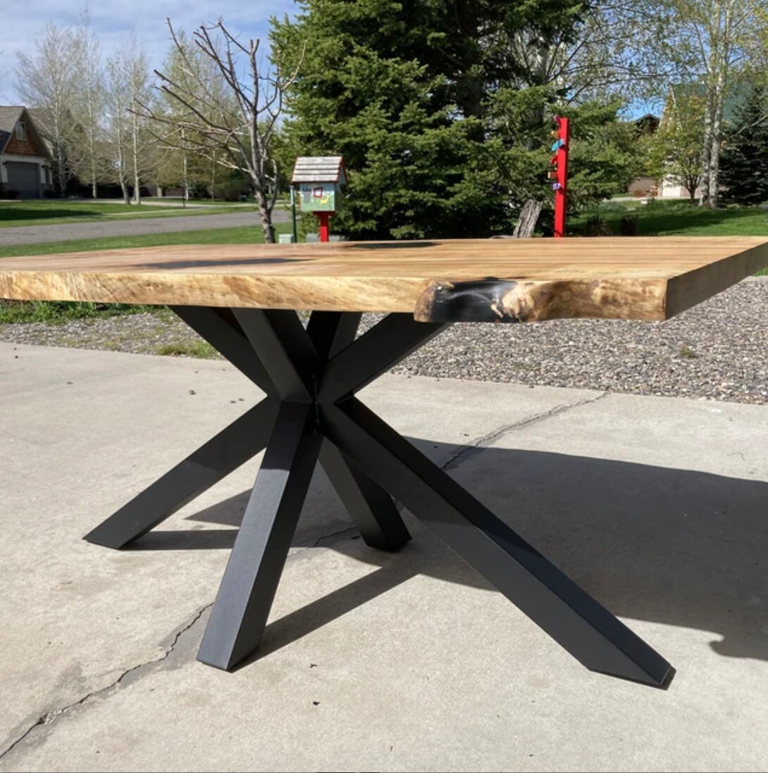 H 28 Inch Dining Table Legs Made in 3x3 Tubing - Etsy Canada