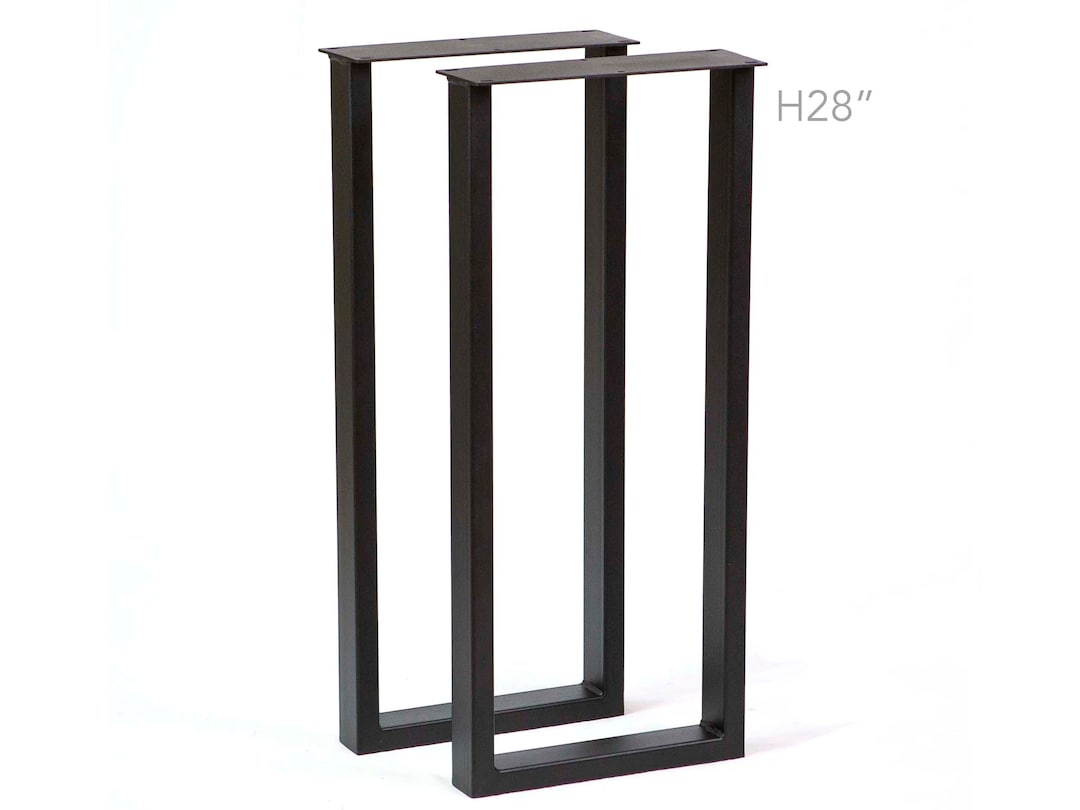 H 28 Inch, Console Table Legs, U Shape, 1 Pair, #W5033B - Etsy