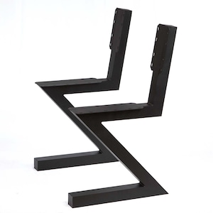 Aluminum Zig Zag Bench Legs With Backrest, 1 Pair #A015 - Etsy