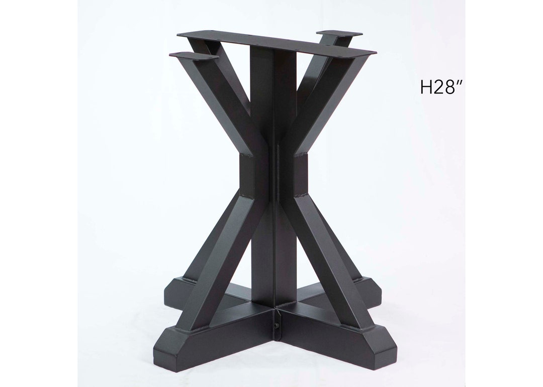 H 28 Inch, Trestle Round Dining Table Legs, 1 Set, SS511 - Etsy