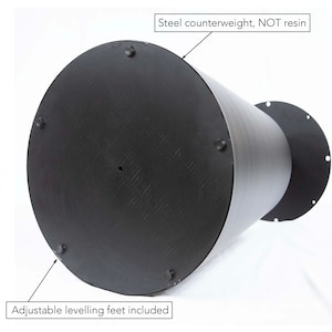 H 28 Inch, Round Dining Table Base, Cone-shaped, Black #LK311B - Etsy