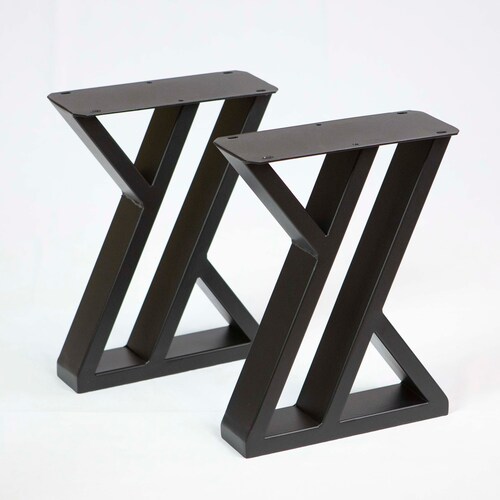 H 8 Inch Short Table Legs 1 Pair Trapezoid Shape SS250 - Etsy