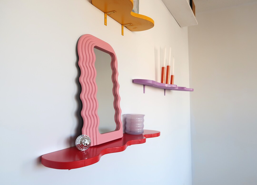 Shelf, Wavy Shelf, Squiggle Shelf, Shelving Decor - Etsy