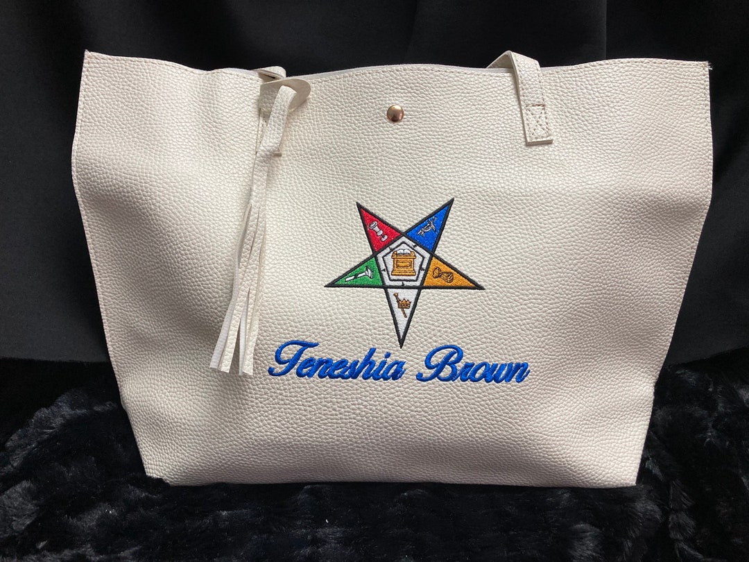 OES - Order of the Eastern Star Personalized Tote Bag (altar Pentagon ...