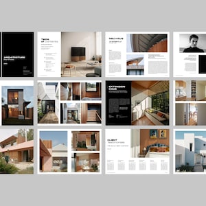 Architecture Portfolio Template Architecture Brochure Photography ...