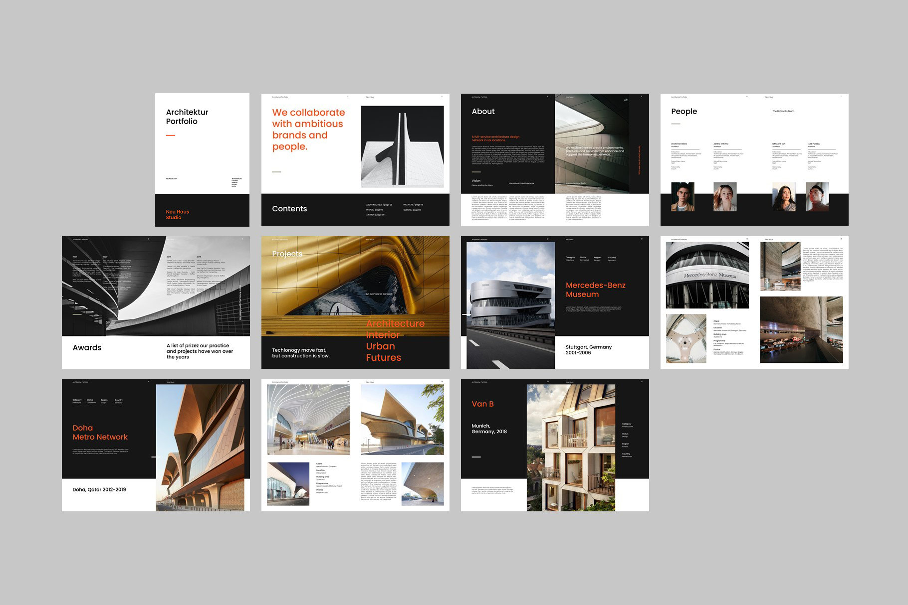 Architecture Portfolio Template Architecture Brochure Photography ...