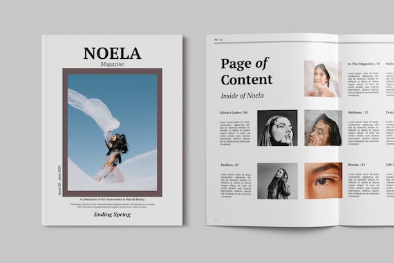 Fashion Magazine Layout