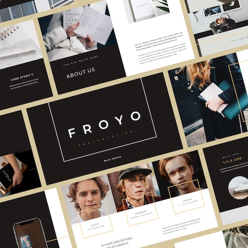 Professional Business Presentation Template Google Slides - Etsy