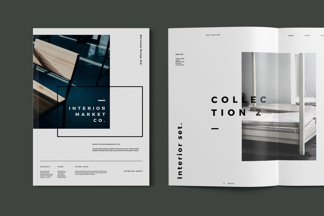 Furniture Product Catalog Template Furniture Catalog Furniture Brochure ...