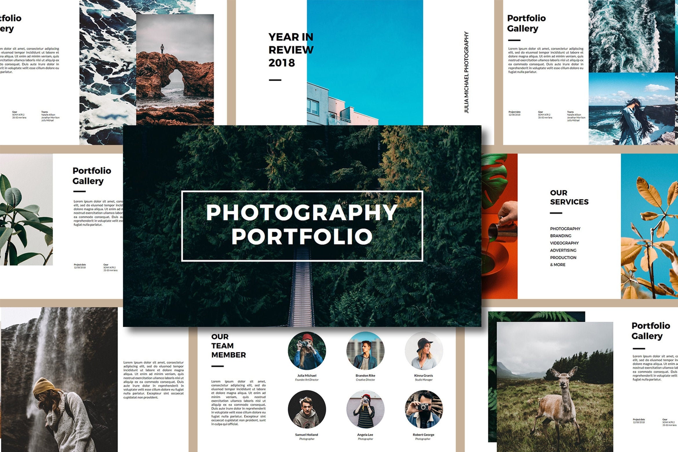 Photography Portfolio Powerpoint Template: 60+ Creative Slides - Etsy