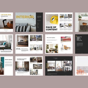 Interior / Furniture Catalog Brochure Template Interior Cataloog ...