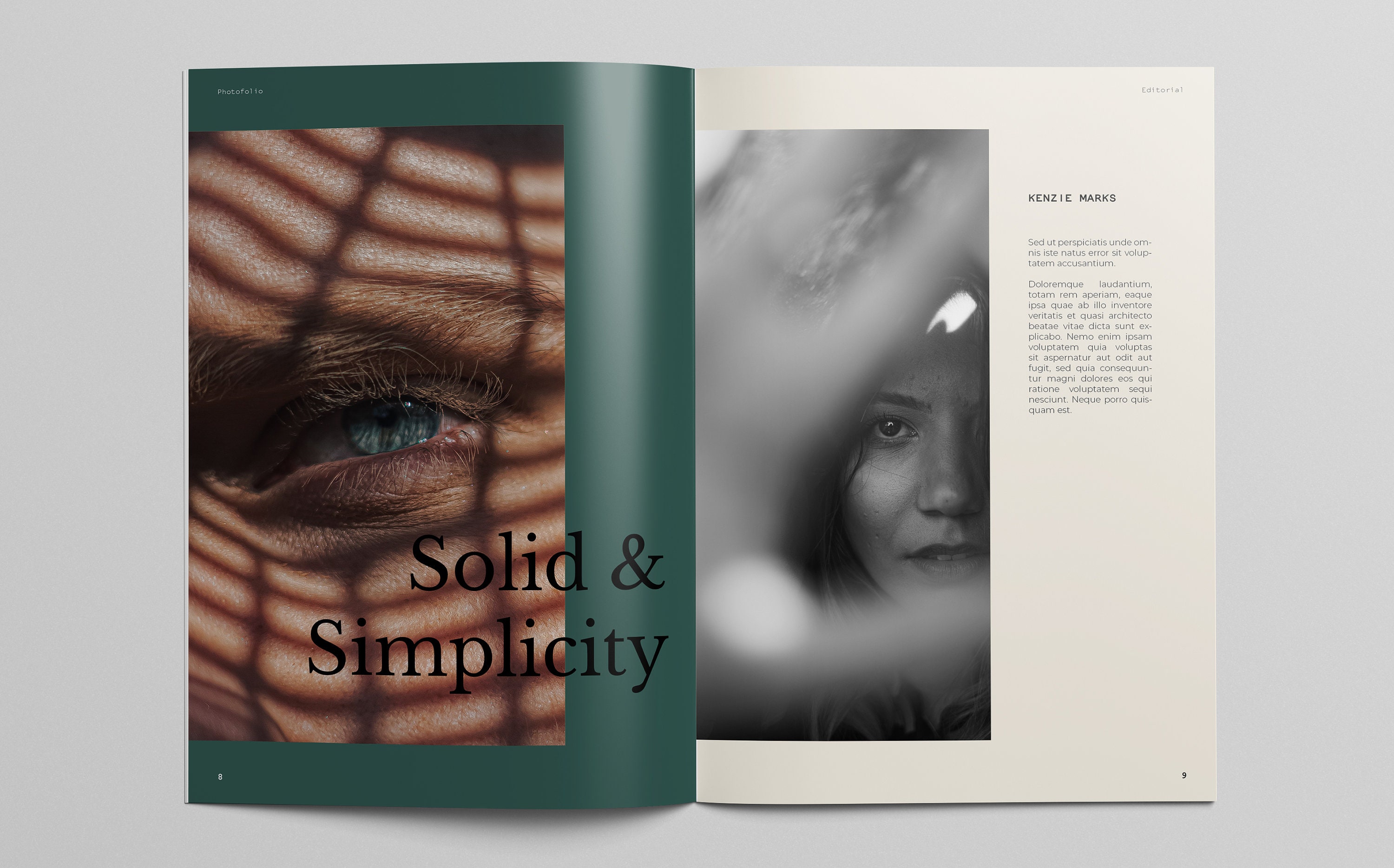 Photography Portfolio Template Photography Brochure Photography Catalog ...