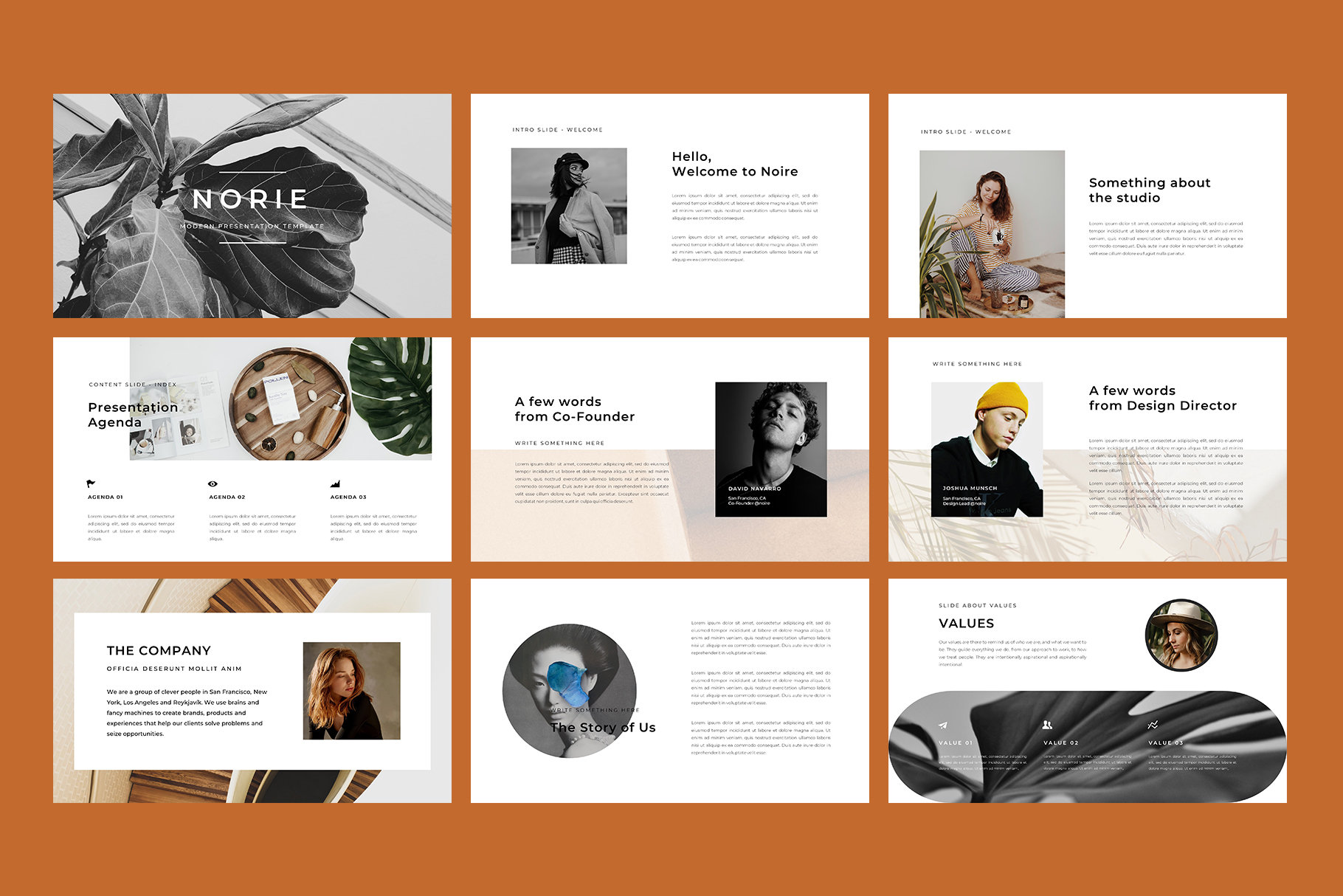 Powerpoint Index Template