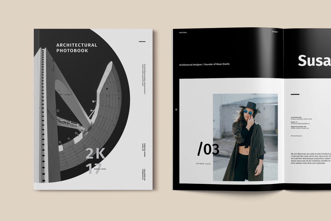 Architecture Photobook Template - Architecture Brochure - Architecture ...