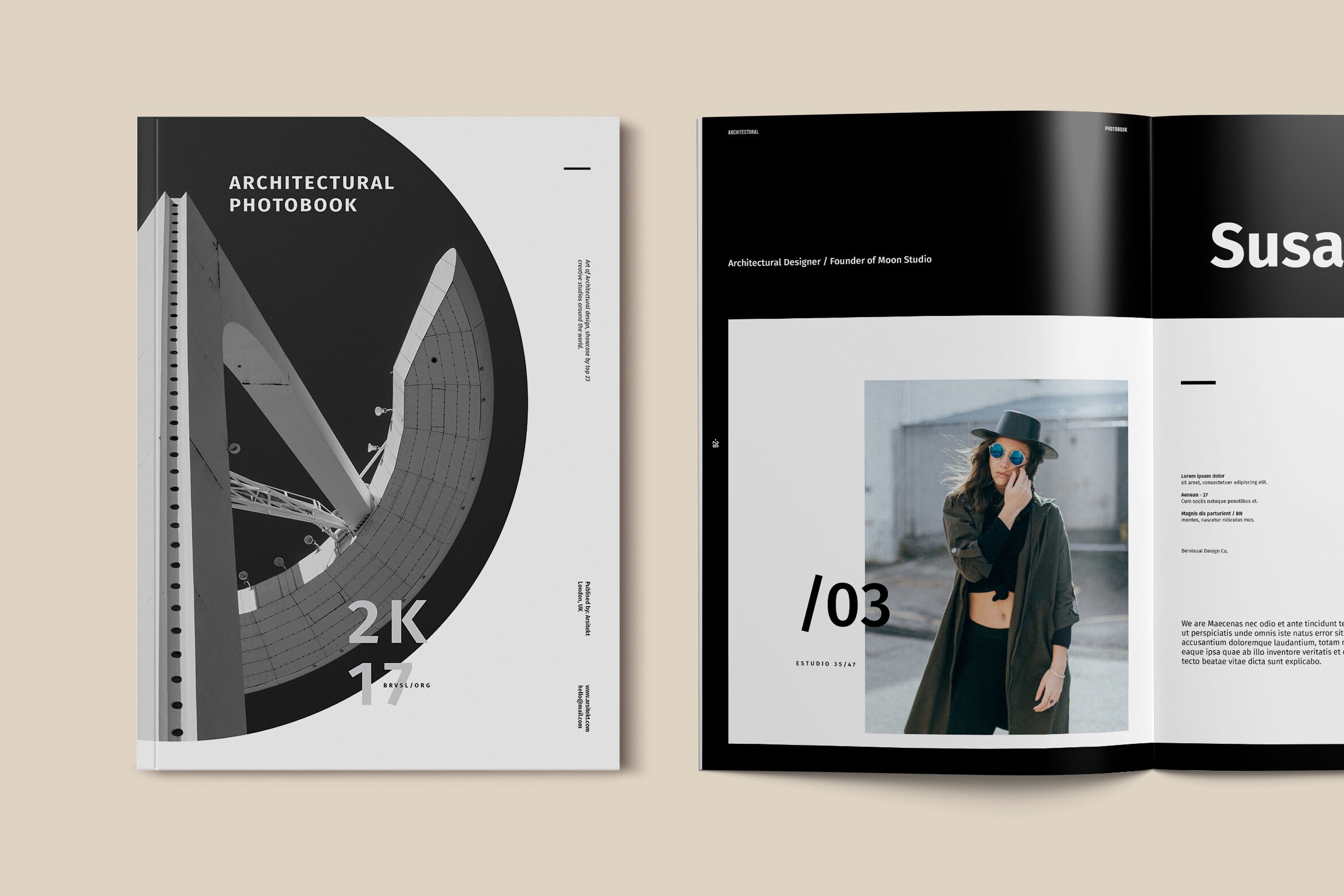 Architecture Photobook Template - Architecture Brochure - Architecture ...